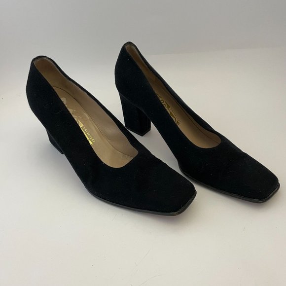Salvatore Ferragamo | Shoes | Salvatore Ferragamo Womens Black Suede ...
